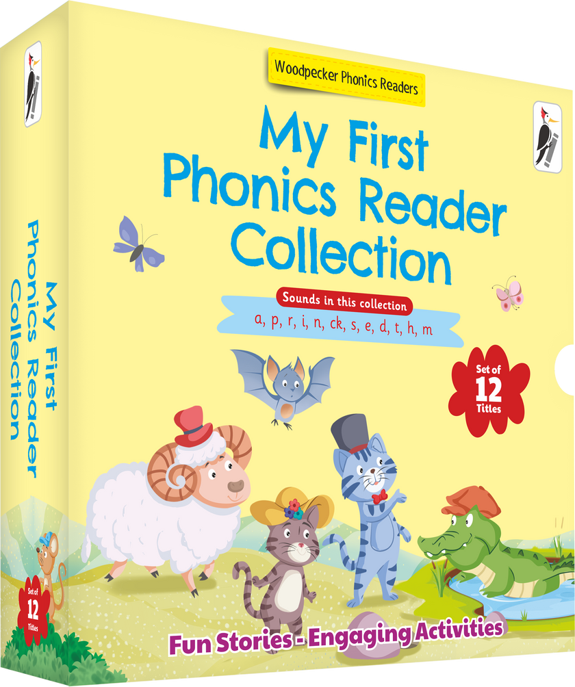 My First Phonics Reader Collection (12 Vol. Boxed Set) – Woodpecker Books
