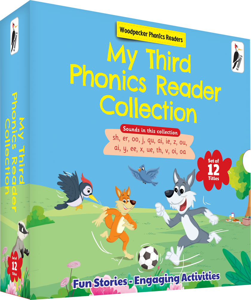 My Third Phonics Reader Collection (12 Vol. Boxed Set) – Woodpecker Books