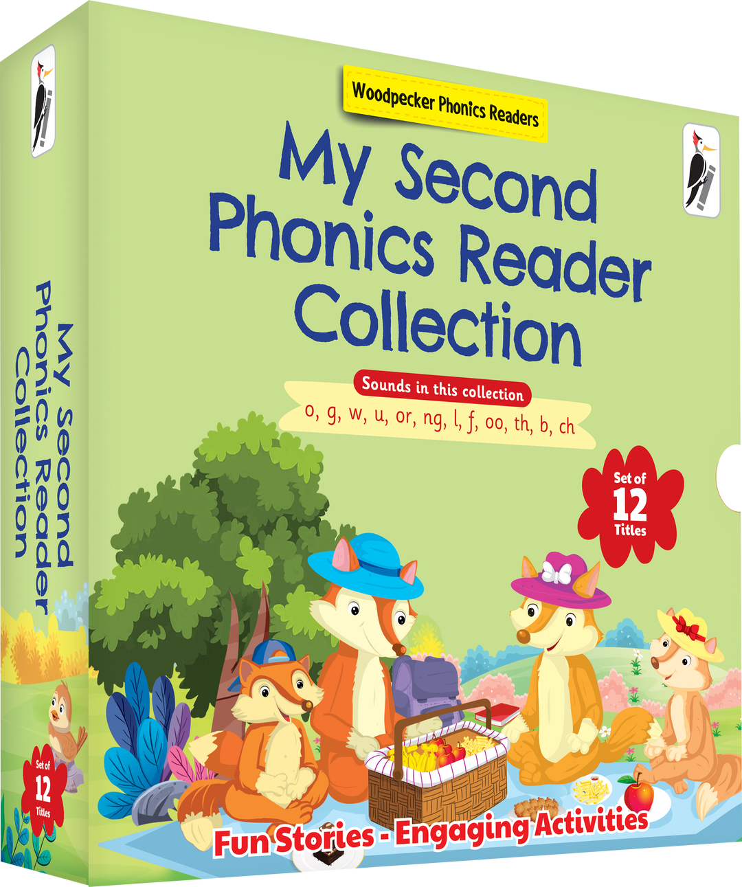 My Second Phonics Reader Collection 12 Vol Boxed Set Woodpecker Books